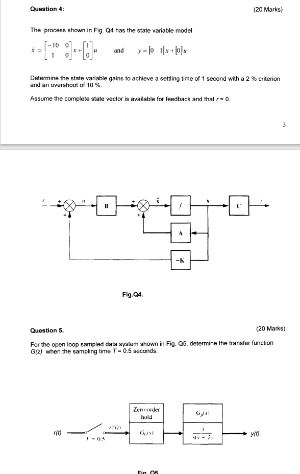 Solved Question 4: (20 Marks) The process shown in Fig. 24 | Chegg.com