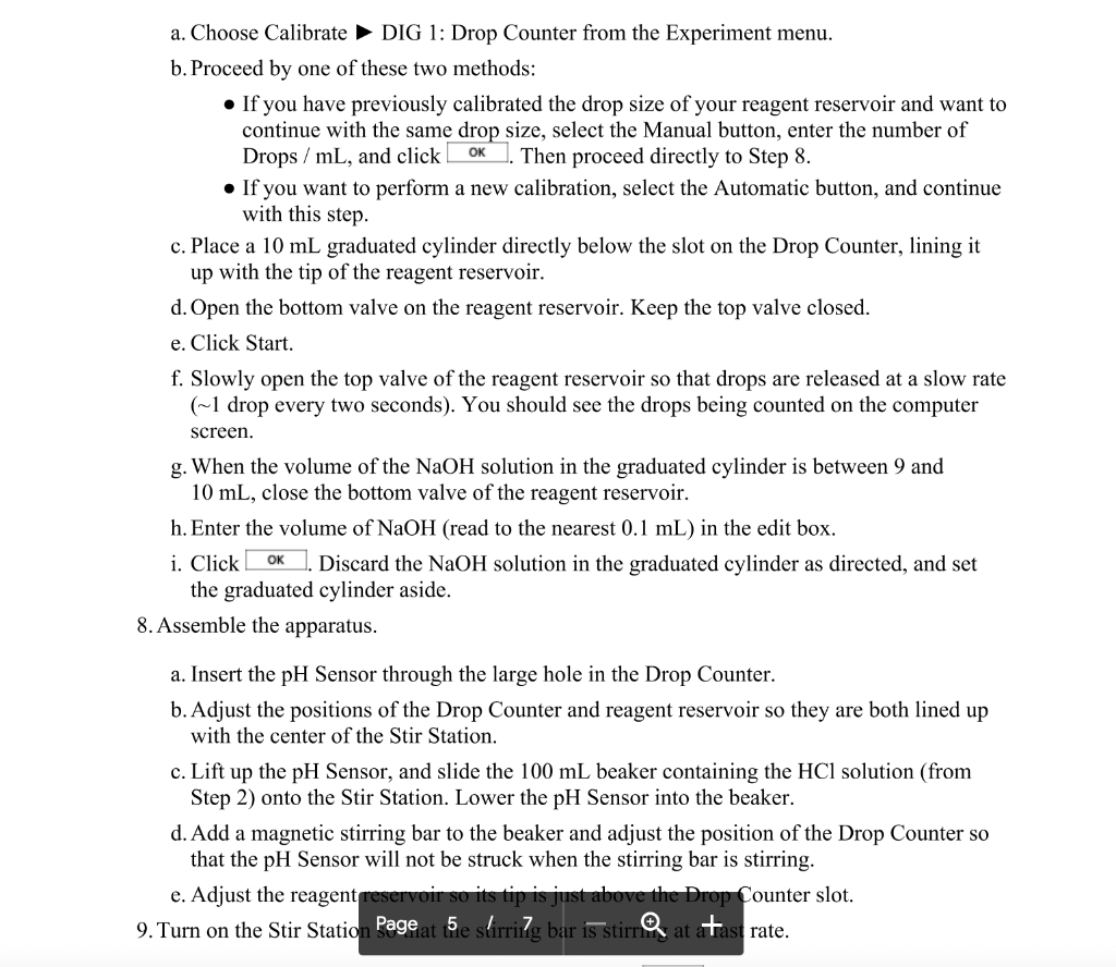 Solved 1. Calculate the molar amounts of NaOH used in | Chegg.com