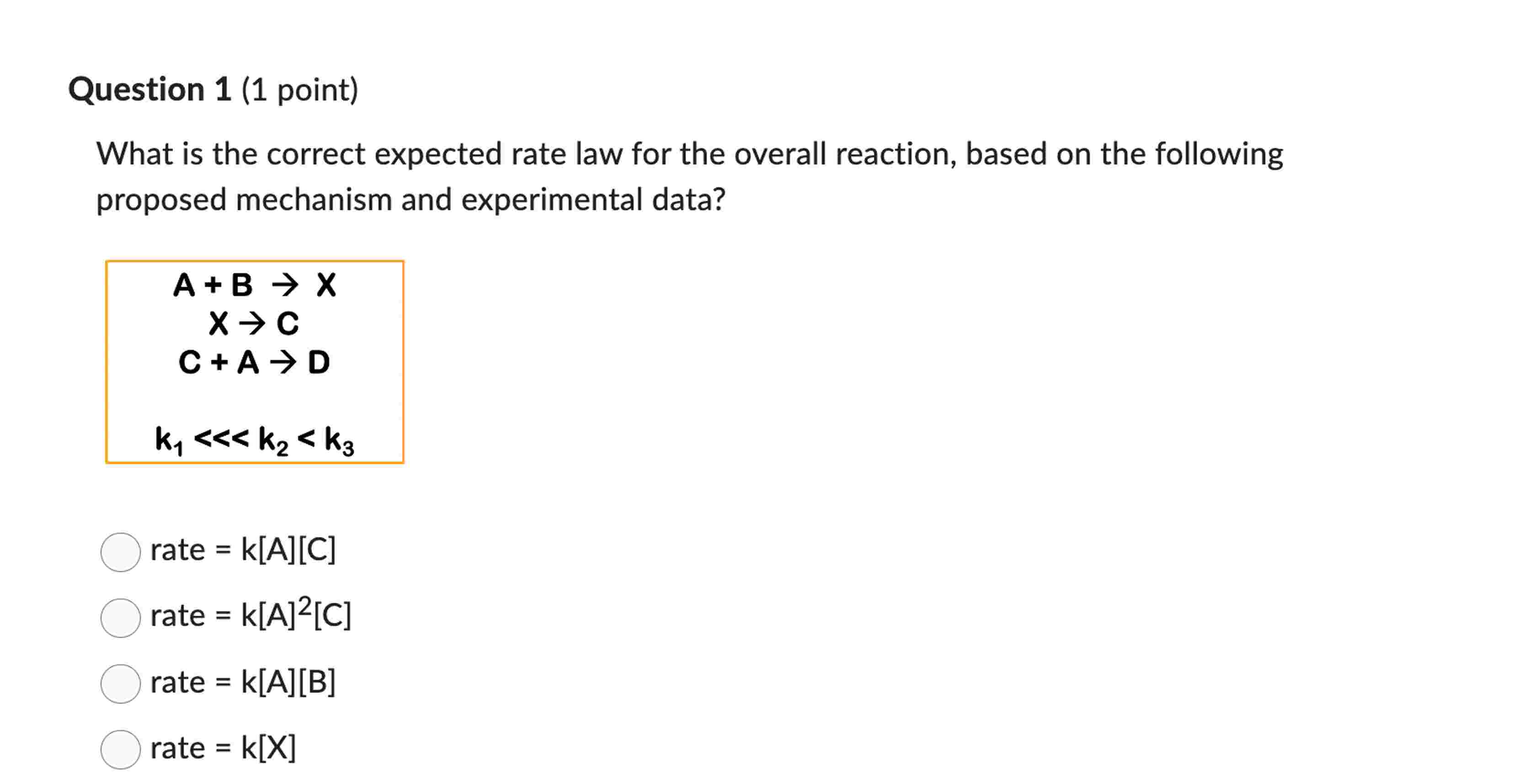 Solved Question 1 (1 ﻿point)What is the correct expected | Chegg.com