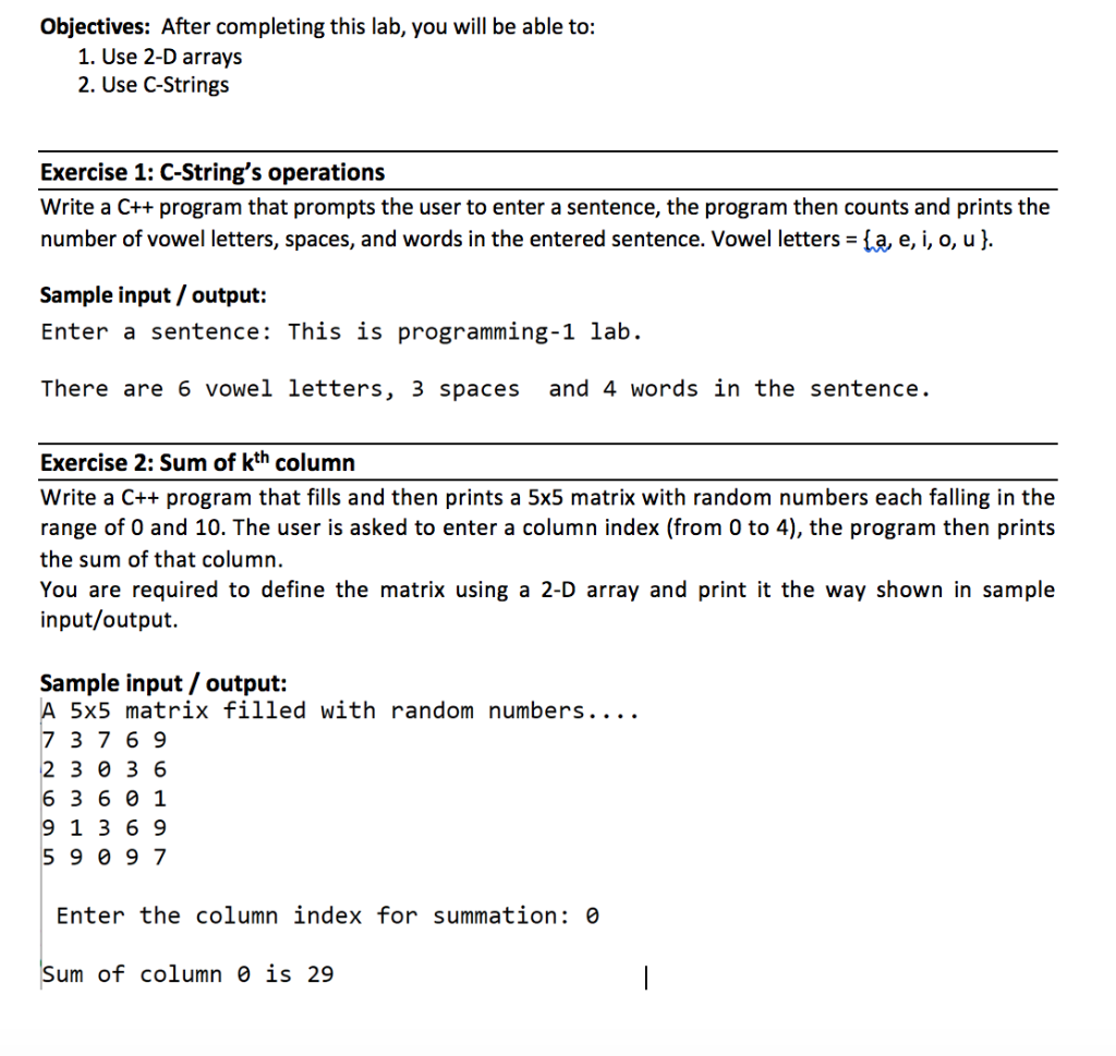 Solved Objectives: After completing this lab, you will be | Chegg.com