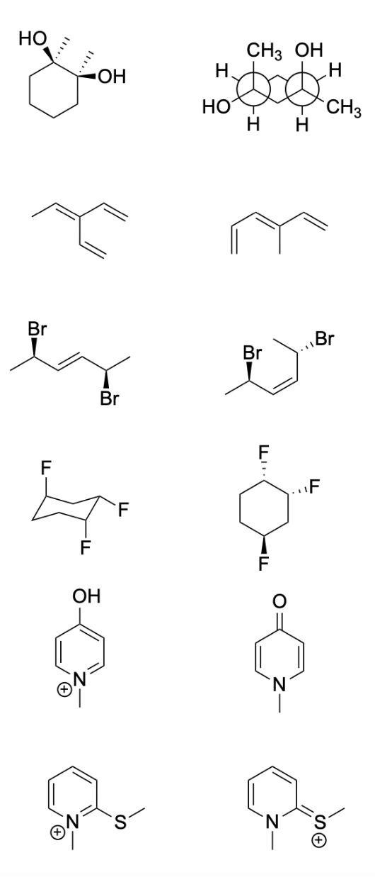 Solved Write the relationship between the two structures. | Chegg.com