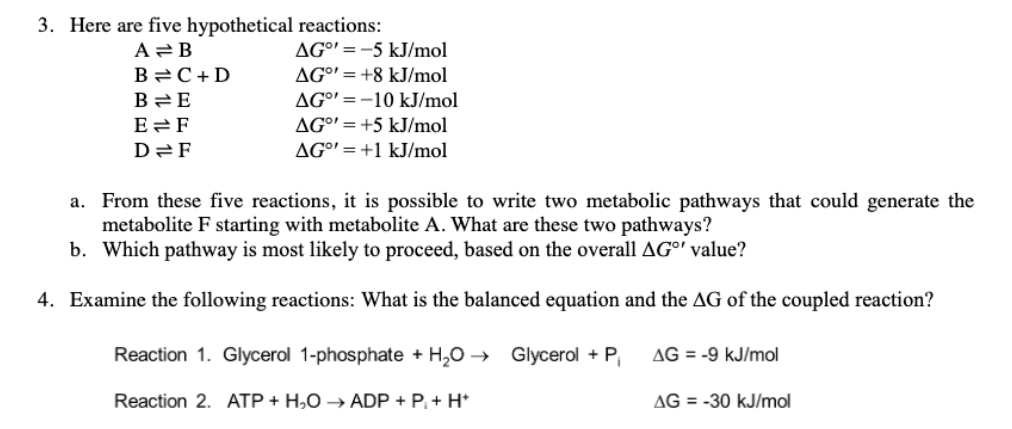 Solved BIochemistry 1 Please be clear on how to solve this. | Chegg.com
