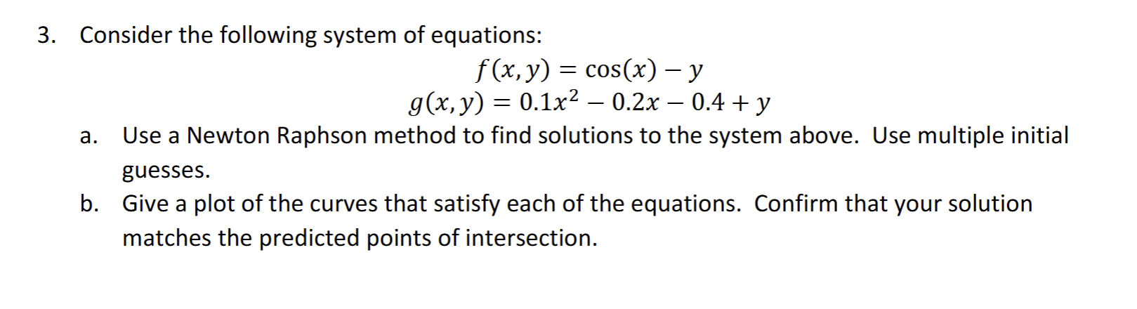 Solved Consider the following system of | Chegg.com