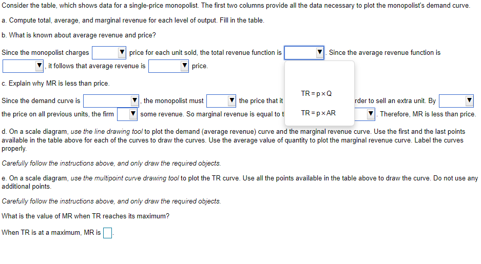 Solved Total Consider the table, which shows data for a | Chegg.com