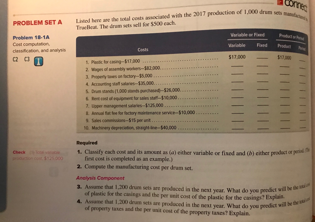 Solved facturedb PROBLEM SETA Listed here are the total | Chegg.com