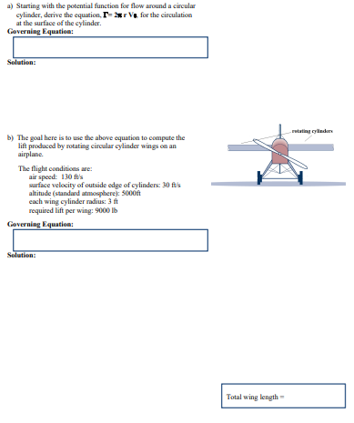 Solved a) Starting with the potential function for flow | Chegg.com