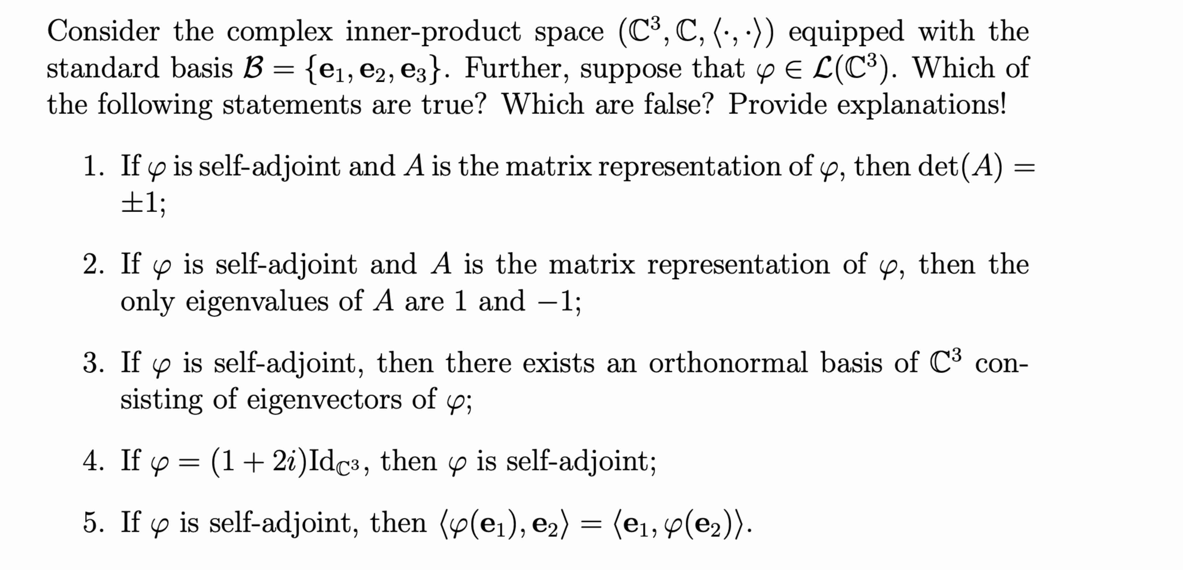 Solved C3,C,(:*,*:) B={e1,e2,e3}. ﻿Further, suppose that | Chegg.com