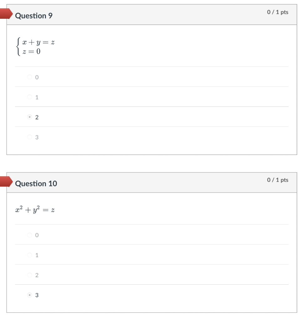 Solved For the first 10 questions, determine the number of | Chegg.com