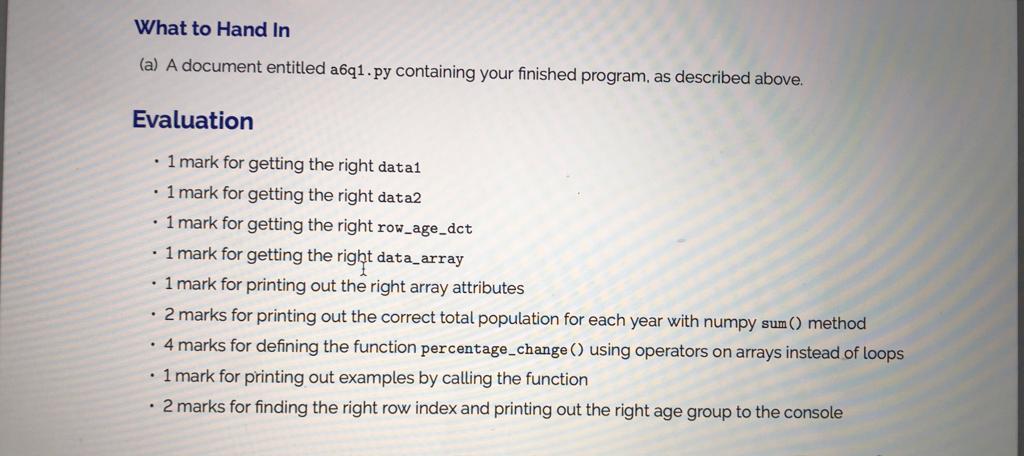 Solved Purpose: To practice Arithmetic with arrays. Degree | Chegg.com