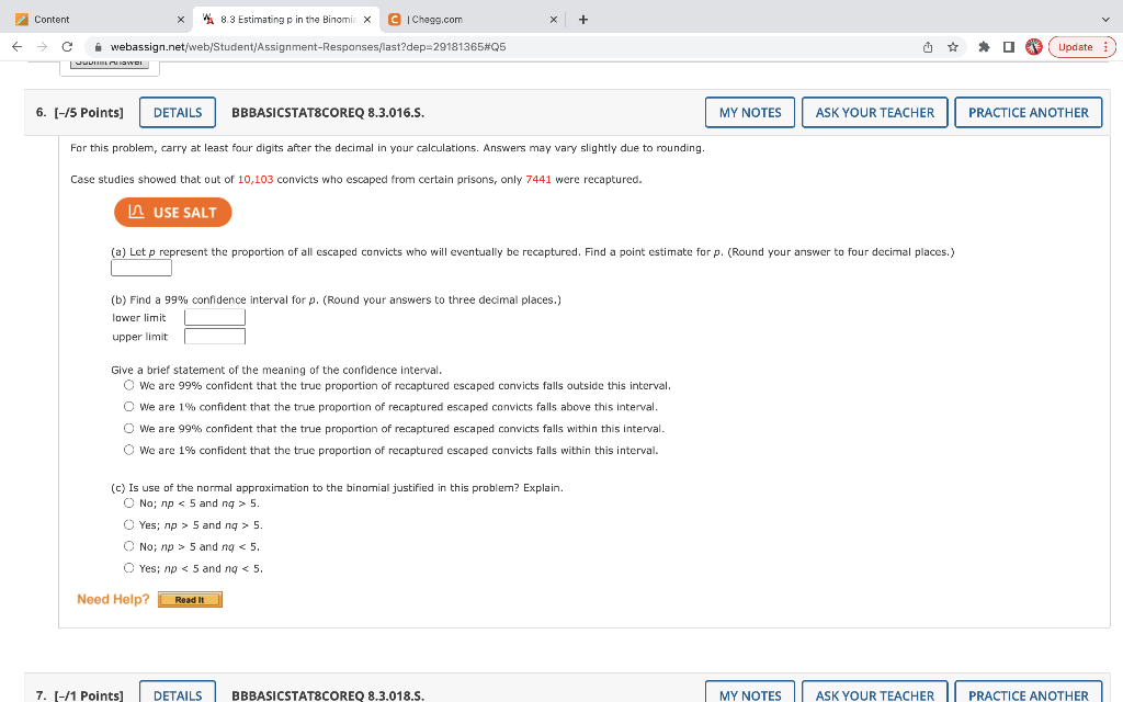 Solved For this problem, carry at least four digits after | Chegg.com