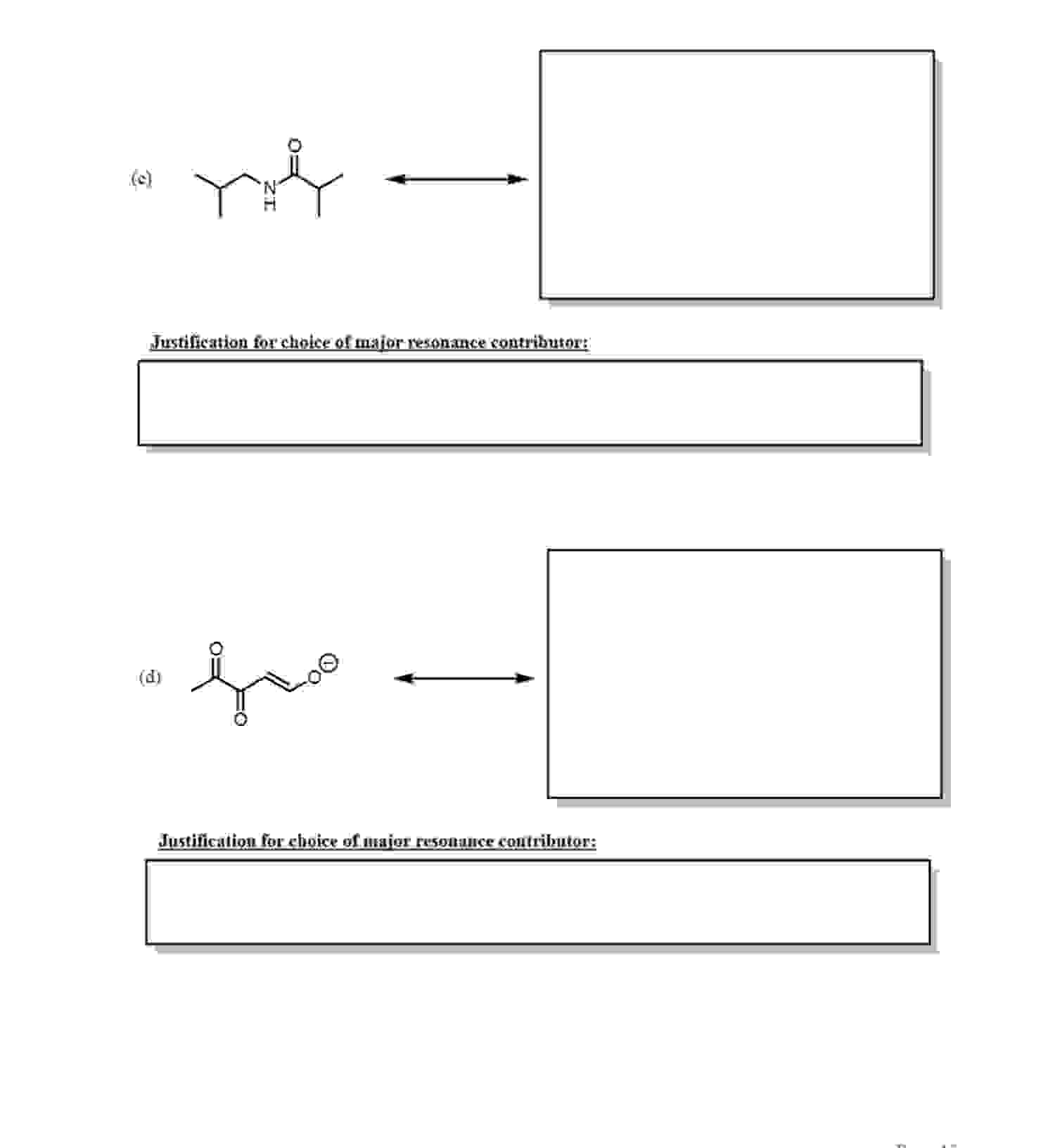 Solved For the following molecules:i. ﻿Fill in the missing | Chegg.com