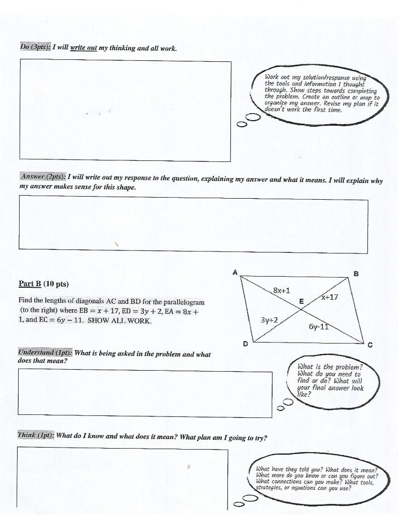 Solved Your Name: Geometry B Unit 4 Portfolio: Blueprint | Chegg.com