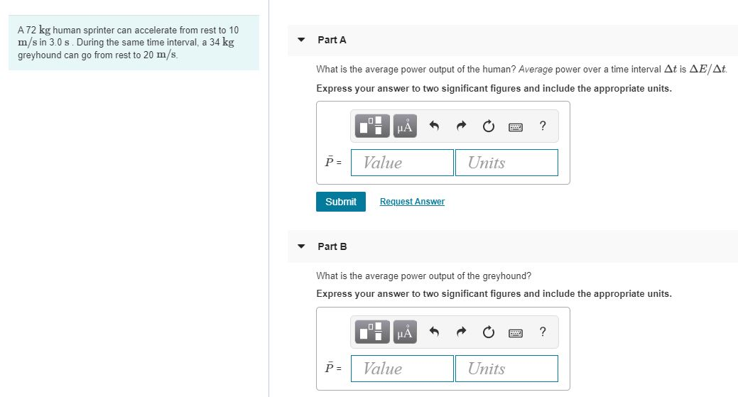 Solved A 72 kg human sprinter can accelerate from rest to 10 | Chegg.com