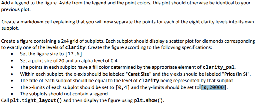 Solved PYTHON USE ONLY THESE packages:numpy, pandas, and | Chegg.com