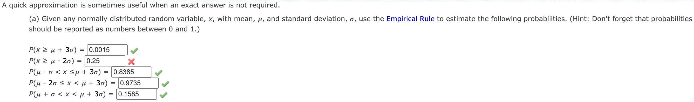 Solved quick approximation is sometimes useful when an exact | Chegg.com
