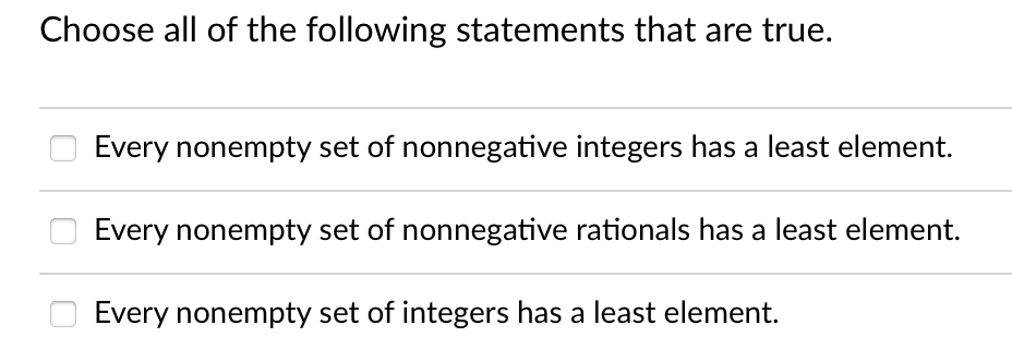 Solved Provide the smallest integer value that makes the | Chegg.com