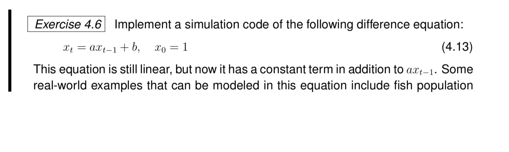 = Exercise 4.6 Implement a simulation code of the | Chegg.com
