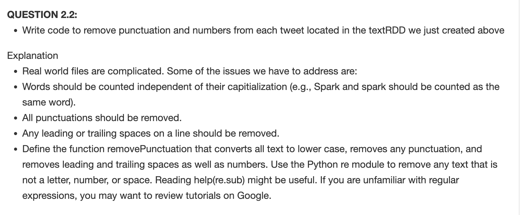 Solved RUN THE BELOW CELL The below cell will read the data | Chegg.com