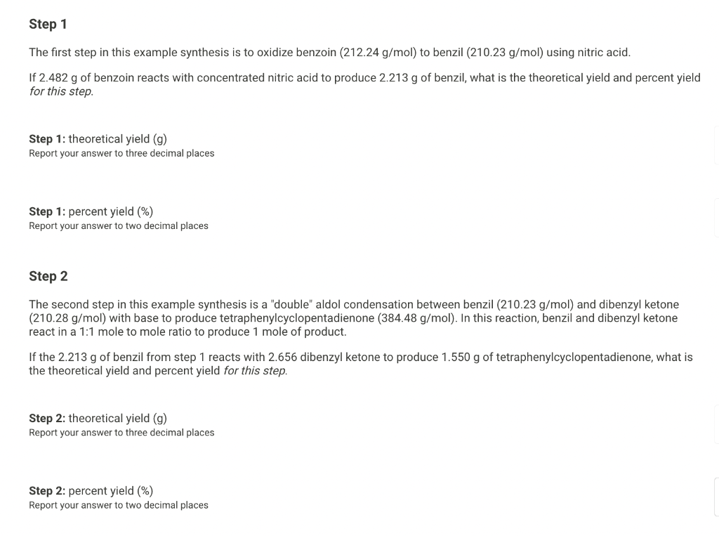Solved The first step in this example synthesis is to | Chegg.com