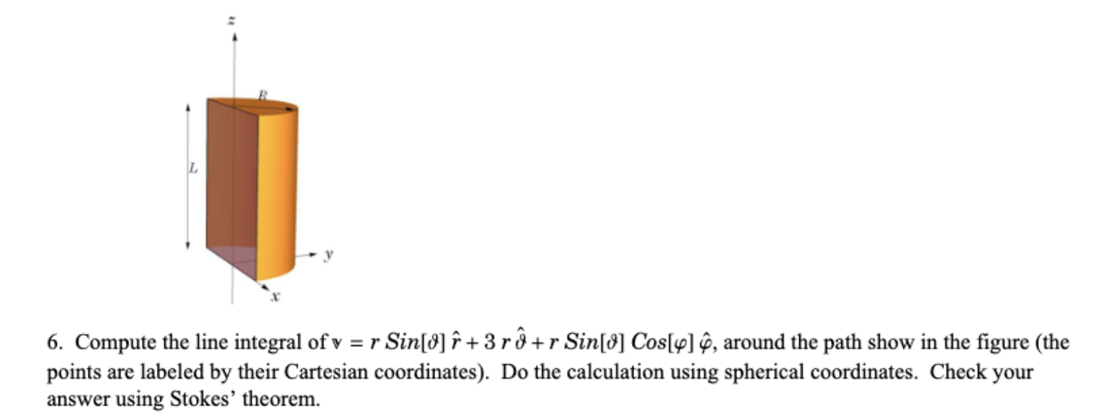 Compute the line integral of | Chegg.com