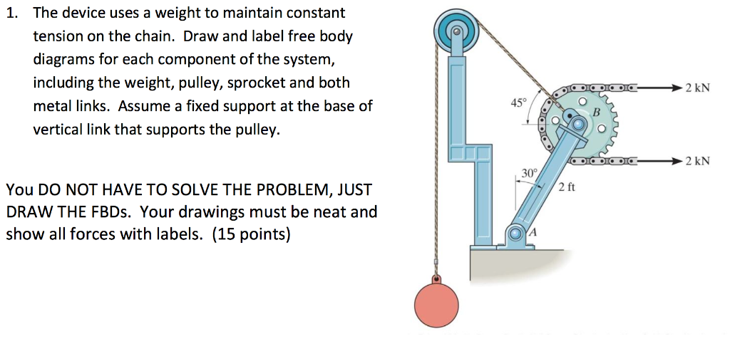 Solved 1. The device uses a weight to maintain constant | Chegg.com