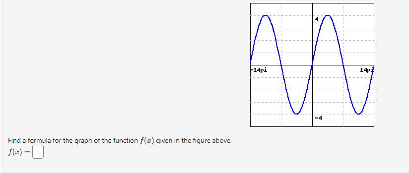 Solved Find a formula for the graph of the function f(x) | Chegg.com