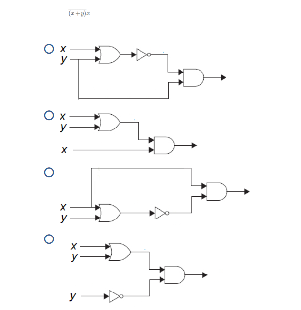 Solved Identify the circuit that represents the given | Chegg.com