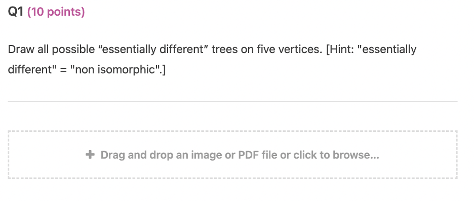 Solved Draw all possible "essentially different" trees on | Chegg.com
