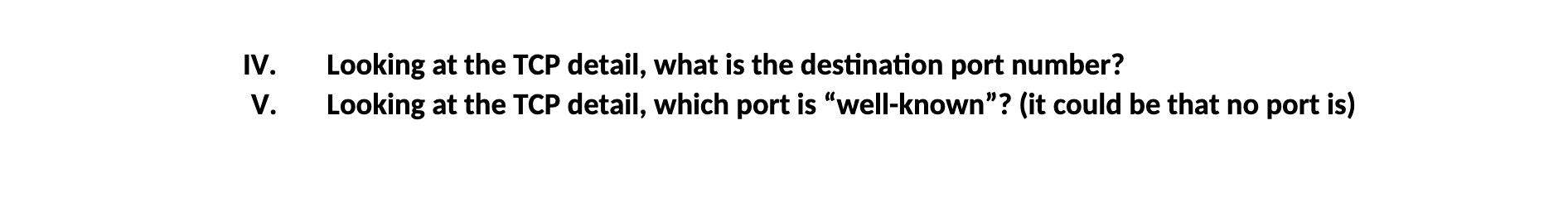 Solved 4. Each line in the packet list contains the | Chegg.com