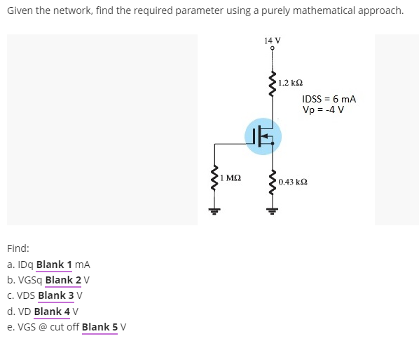 Solved Given the network, find the required parameter using | Chegg.com