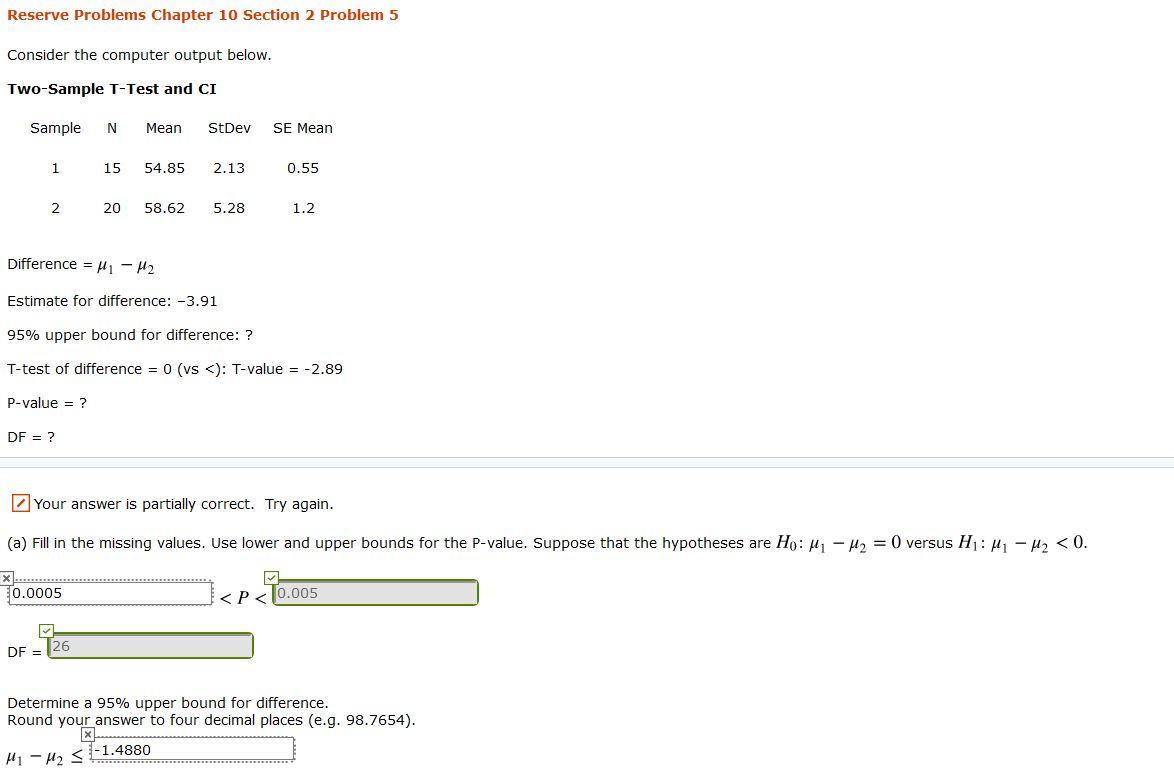 Solved Reserve Problems Chapter 10 Section 2 Problem 5 | Chegg.com
