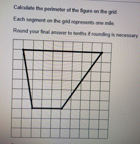 Solved Calculate the perimeter of the figure on the grid. | Chegg.com