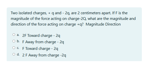 High Quality SOLUTION Two isolated charges, \( +q \) ﻿and \( -2 ﻿q ...