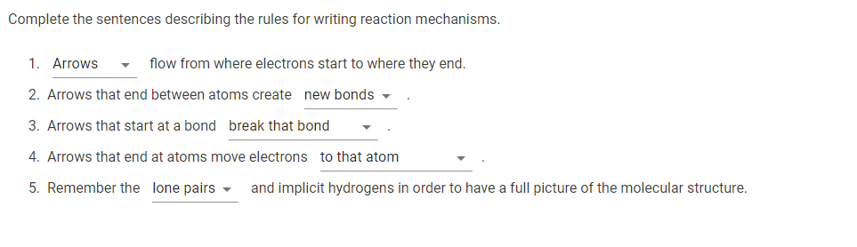 Solved Complete the sentences describing the rules for | Chegg.com