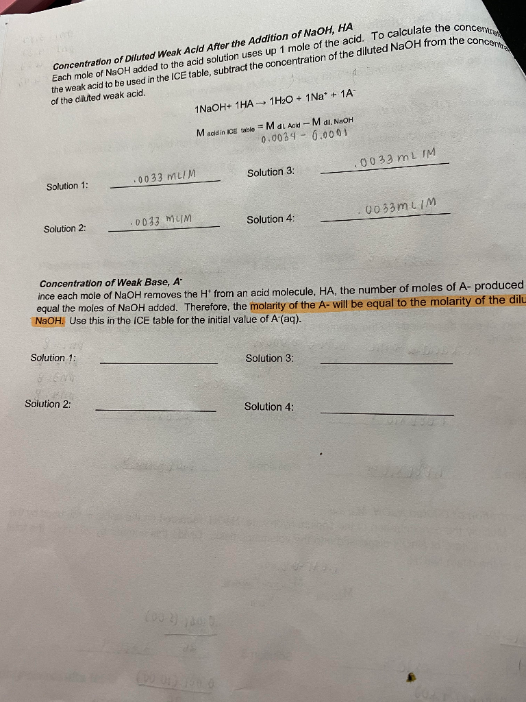 Solved periment 3: Experimental Procedures and Data Sheet | Chegg.com