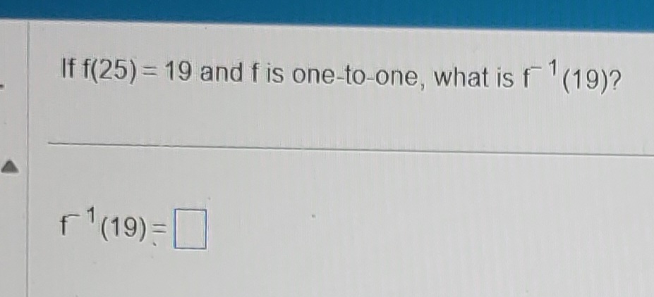 Solved The domain of a one-to-one function f is [4,∞), and | Chegg.com