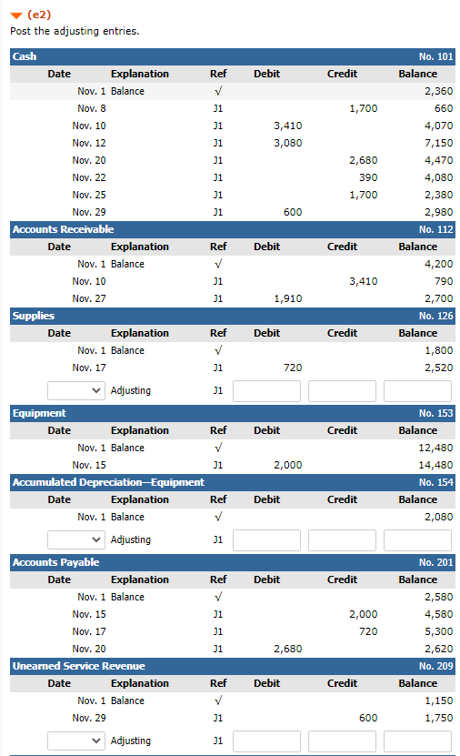 Solved Problem 3-5A (Part Level Submission) On November 1, | Chegg.com