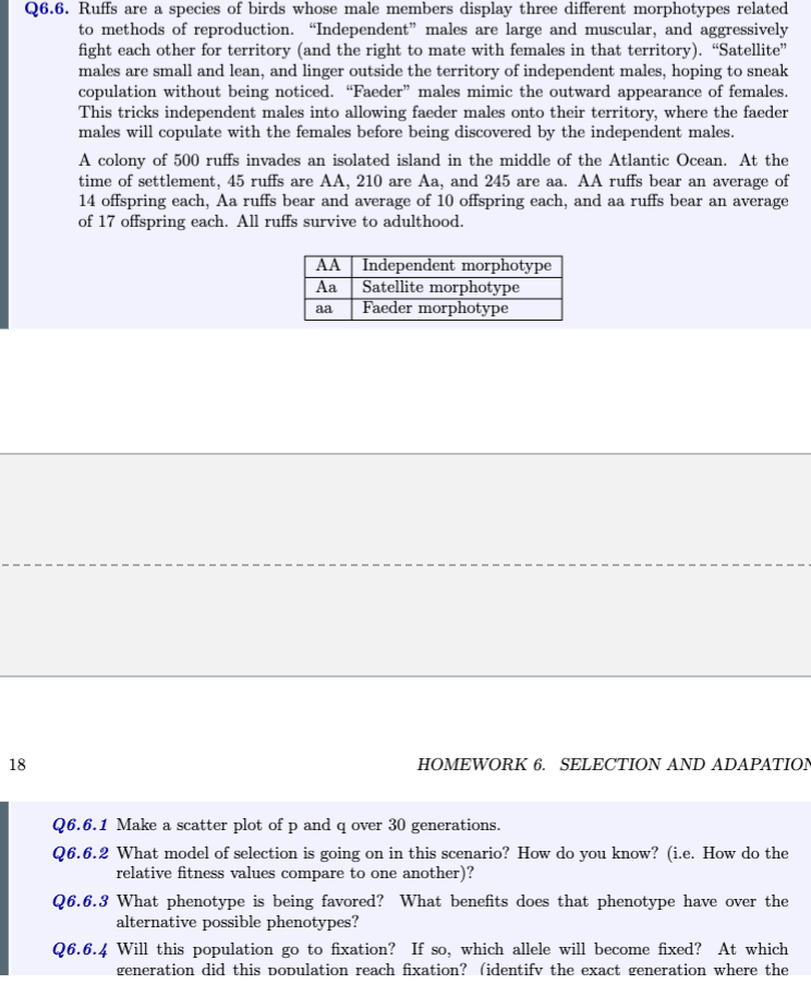 Solved Q6.6.1 ﻿Make a scatter plot of p ﻿and q ﻿over 30 | Chegg.com