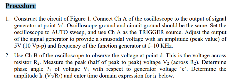 Using multisim do the following Procedure and | Chegg.com