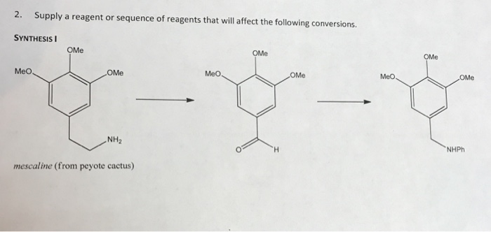 Solved Supply a reagent or sequence of reagents that will | Chegg.com