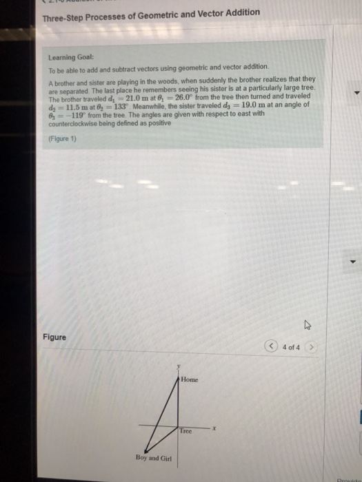 Solved Three-Step Processes of Geometric and Vector Addition | Chegg.com