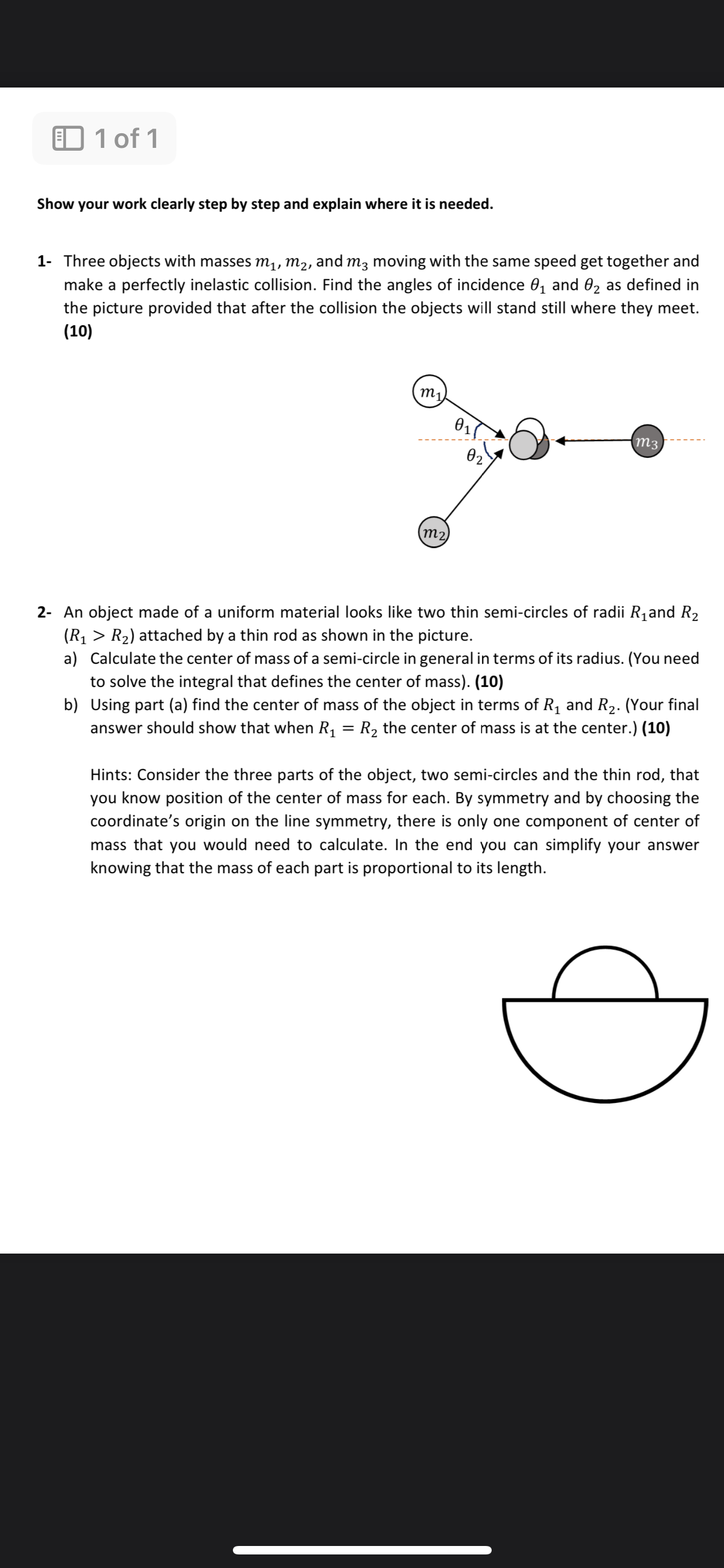 Solved Show your work clearly step by step and explain where | Chegg.com