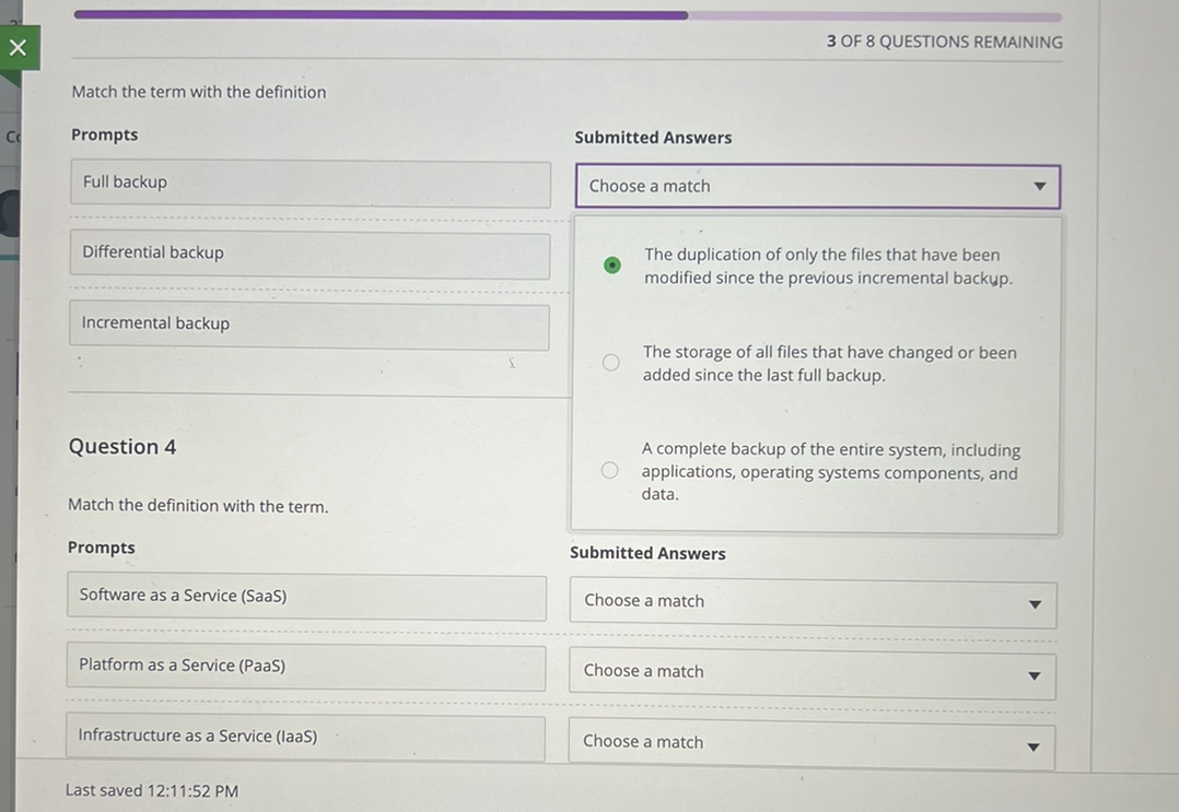 Solved Submitted Answers The duplication of only the files | Chegg.com