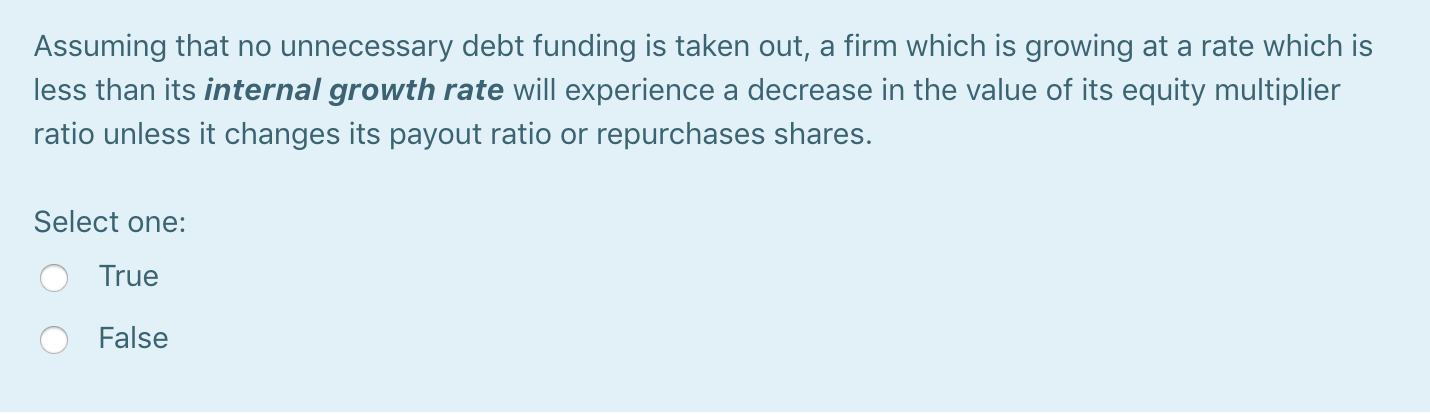 Solved Assuming that no unnecessary debt funding is taken | Chegg.com