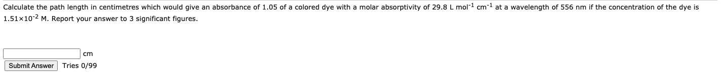 Solved Calculate the predicted percent transmittance of a | Chegg.com