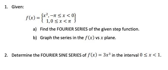 Solved 1. Given: 1,0