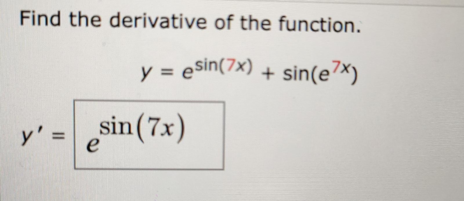 Solved Find the derivative of the function. s(t) 1 + sin(t) | Chegg.com