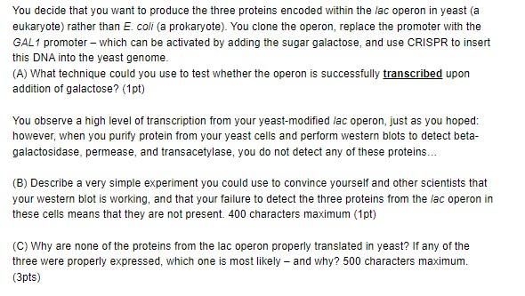 Solved You decide that you want to produce the three | Chegg.com