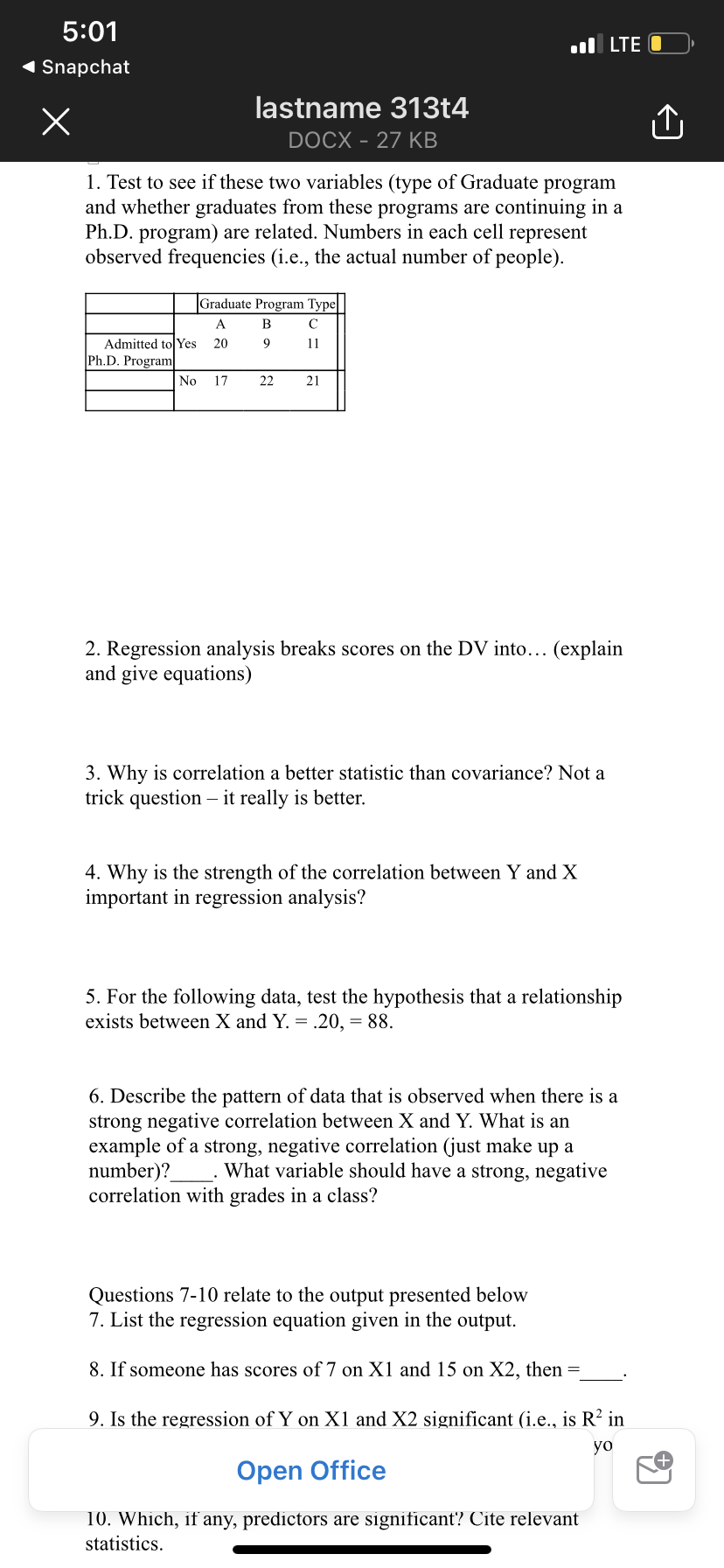 Solved 1. Test to see if these two variables (type of | Chegg.com