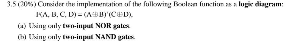 Solved 3.5(20%) Consider the implementation of the following | Chegg.com